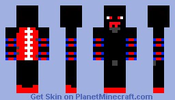 spine showing ninja Minecraft Skin