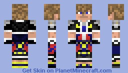 KH2 Sora Minecraft Skin