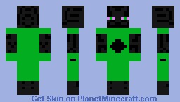 EnderVillager 2 Green Minecraft Skin