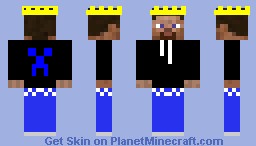 King steve Minecraft Skin