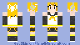 Kagamine Rin--Another Vocaloid Minecraft Skin