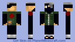 Kakashi From Naruto (3D Hair in Preview) Minecraft Skin
