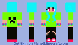 Kandi Girl Minecraft Skin
