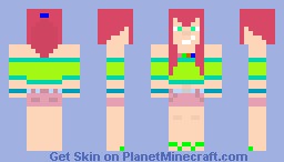 Kandi Kid Raver Minecraft Skin