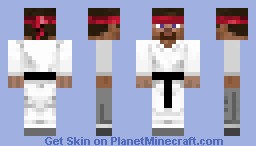 Karate Steve Minecraft Skin