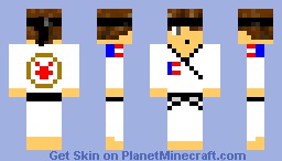 Karate Suit Minecraft Skin
