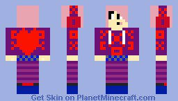 Made with love Minecraft Skin