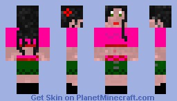 Katy Perry (first girl skin) Minecraft Skin