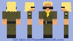 Kazuhira Miller Minecraft Skin