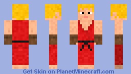 Ken (Street Fighter) Minecraft Skin