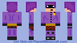 Kick-Ass Hit-Girl Minecraft Skin