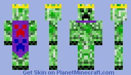 King Creeper Minecraft Skin
