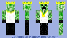King Creeper Minecraft Skin