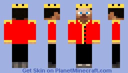 King Steve Minecraft Skin