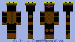 King Warrior Enderman Minecraft Skin