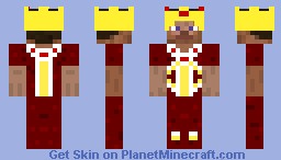 King steve Minecraft Skin