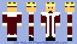 King of MineCraft Minecraft Skin