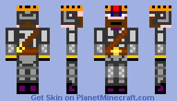 King in Armor Minecraft Skin