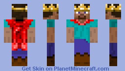 King Steve Minecraft Skin