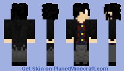 Kira from the Kingdom Hearts Series Minecraft Skin