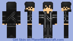 Kirito [Kirigaya Kazuto] ~Sword Art Online Minecraft Skin
