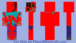 bloody steve Minecraft Skin