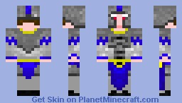 The Blue Knight Minecraft Skin
