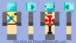 diamond Pig Knight Minecraft Skin