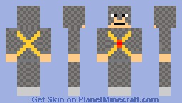Knight in chainmail armor and helmet Minecraft Skin