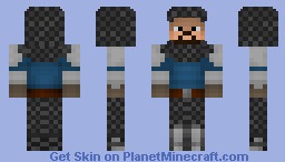 Medieval Knight [Blue] Minecraft Skin