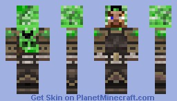 Creeper Hunter Minecraft Skin