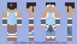 Korra from the Legend of Korra Minecraft Skin