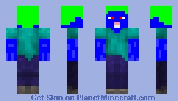 Krakson's Scared Minecraft Skin