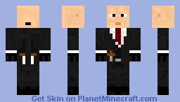 HITMAN Minecraft Skin