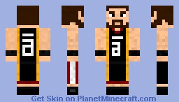 Miami HEAT - LeBron James Uniform Minecraft Skin