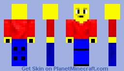 Lego Man Minecraft Skin