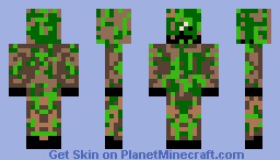 Ghillie Suit Minecraft Skin