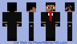 The Agent Minecraft Skin
