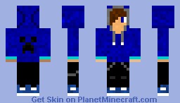 Hoodie Dude No. 2 (my personal skin ) smart non square head Minecraft Skin