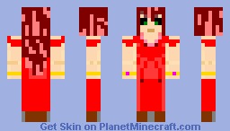 The Lady in Red Minecraft Skin