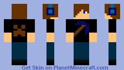 Lapis Pickaxe Boy Minecraft Skin