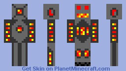 Furnace Bot Minecraft Skin