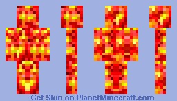 Lava Guy Minecraft Skin