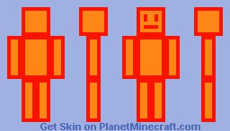 Lava Man! Minecraft Skin