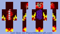 Portal + Netherrack Minecraft Skin