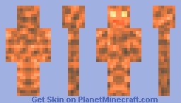 Lava monster Minecraft Skin