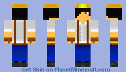 Drake Miner Style! MUCH BETTER IN 3D! Minecraft Skin