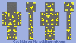 Yellow Ore Minecraft Skin