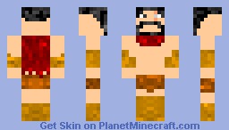 Leonidas No Helmet Minecraft Skin