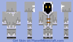 Light Gray Mage Minecraft Skin